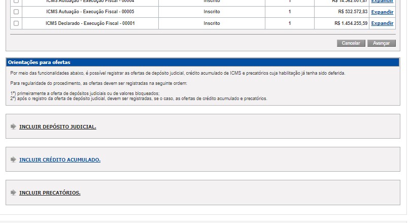 Parcelamento de Transação